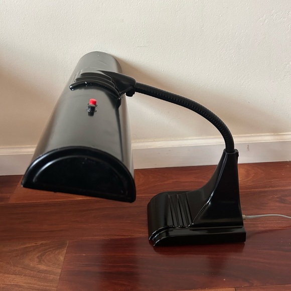Chicago Art | Other | Mid Century Modern Black Gooseneck Desk Lamp With ...